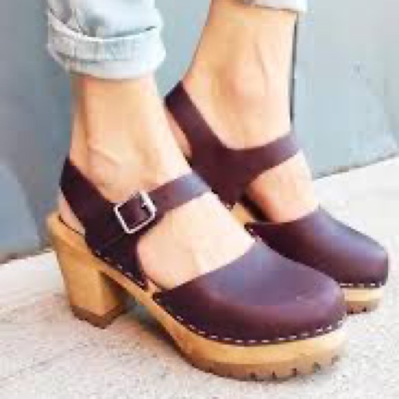 MIA | Shoes | Mia Madeline Abba Swedish Clog Heel Wine Redpurple ...